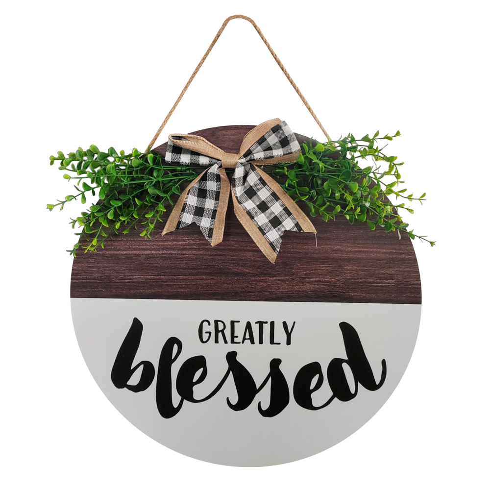 Greatly Blessed Welcome Sign - Gaither Merchandise Store